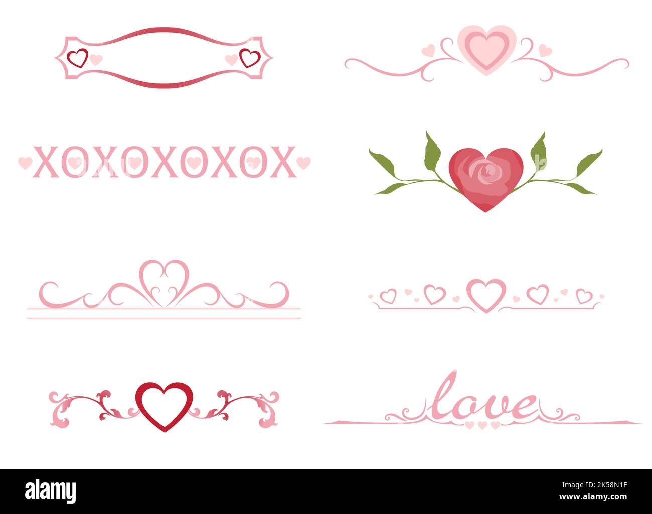 Love themed border frame hi-res stock photography and images - Alamy