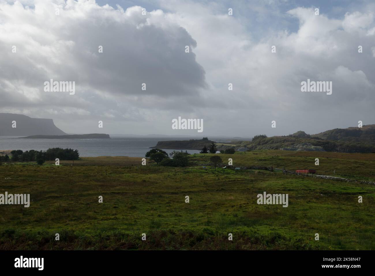 Loch Na Keal and Inch Kenneth, Isle of Mull, Scotland, UK Stock Photo ...
