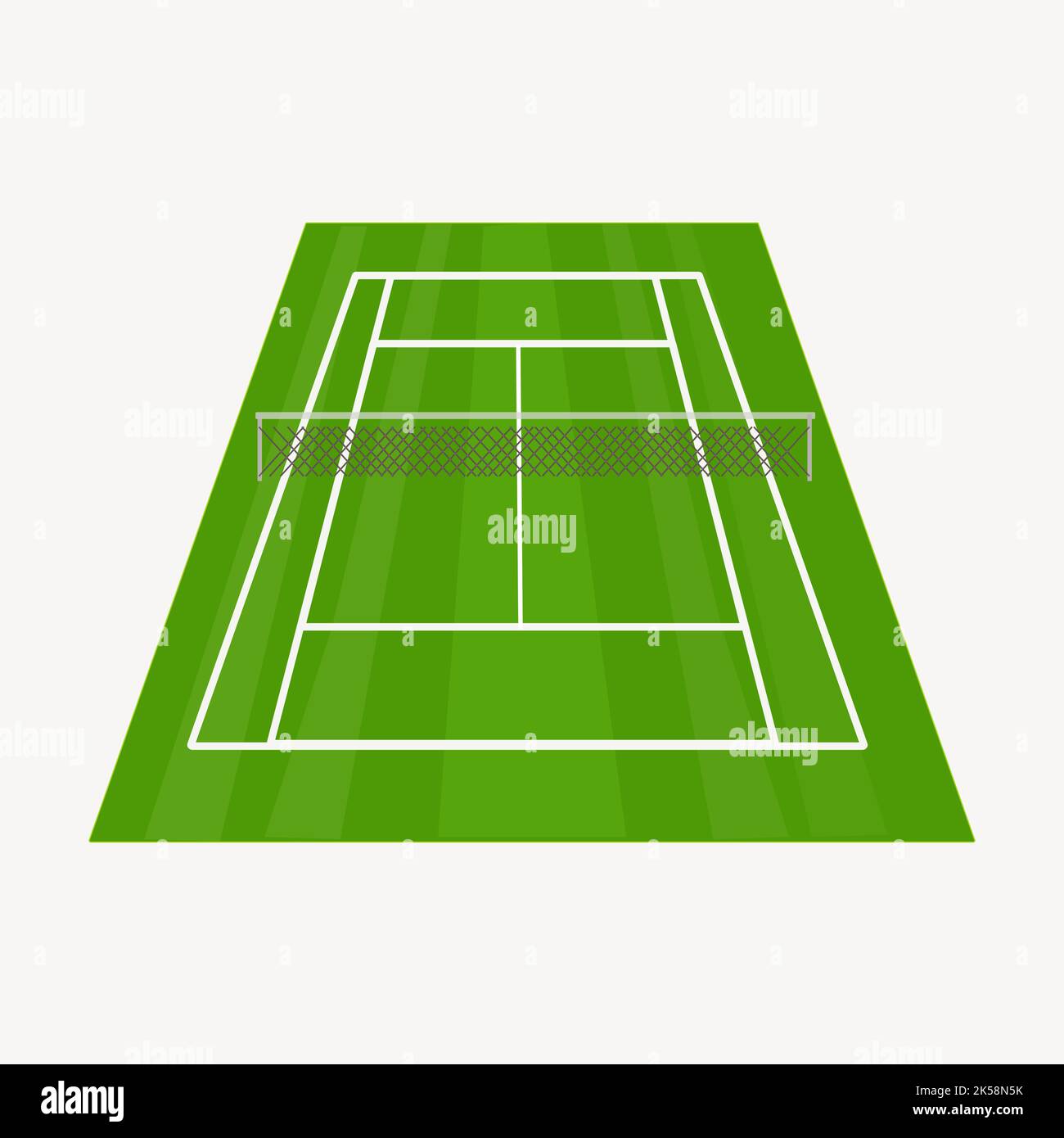 Tennis court clipart, illustration vector Stock Vector Image & Art - Alamy