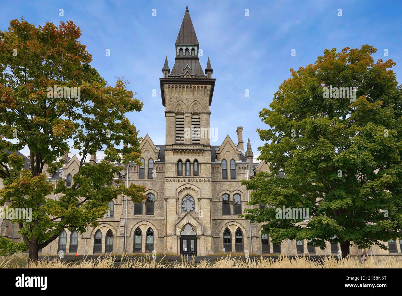 Toronto, Ontario, Canada - October 2022: This 19th century brick gothic ...