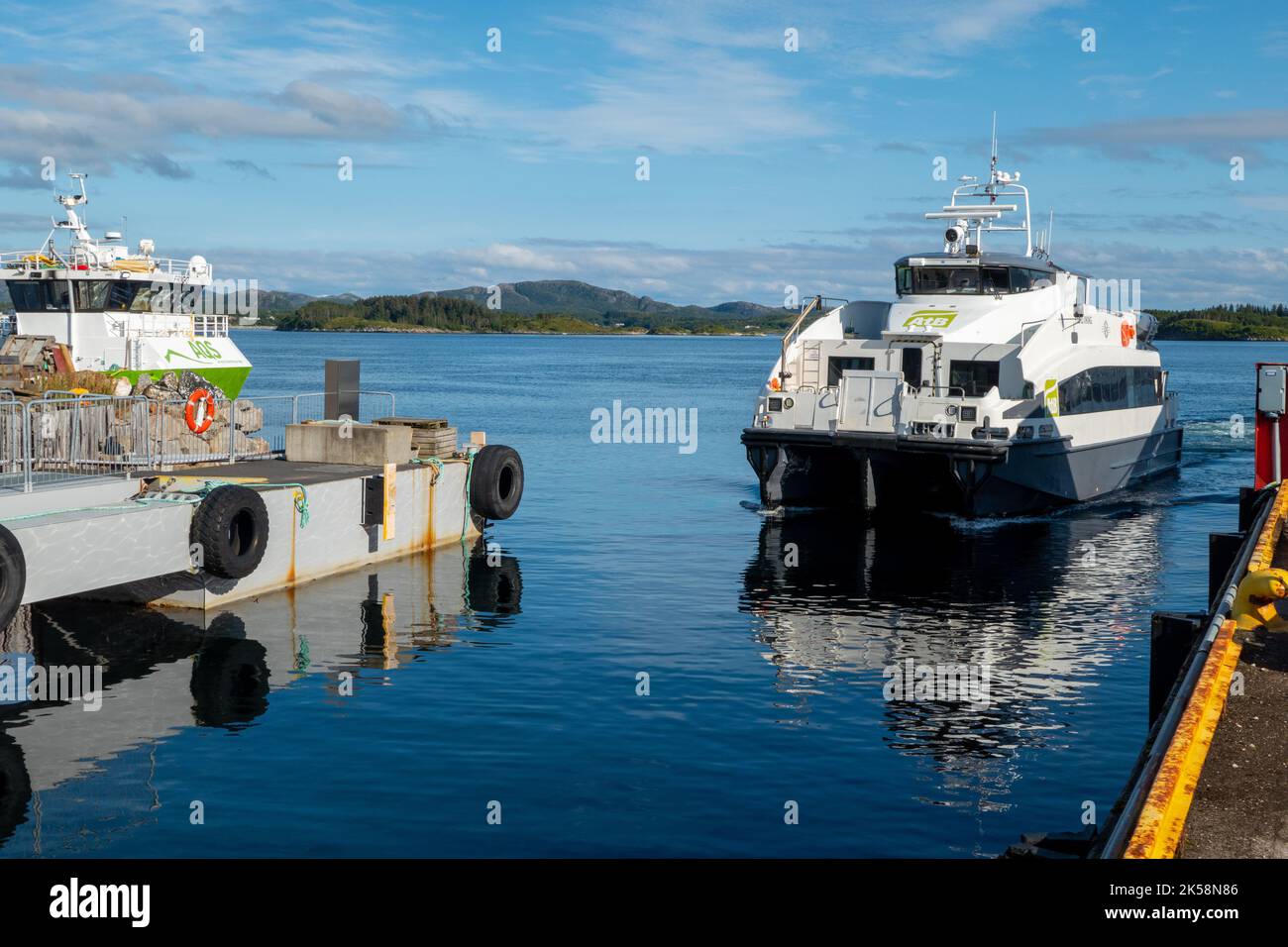 Ferry boat in norway hi-res stock photography and images - Alamy