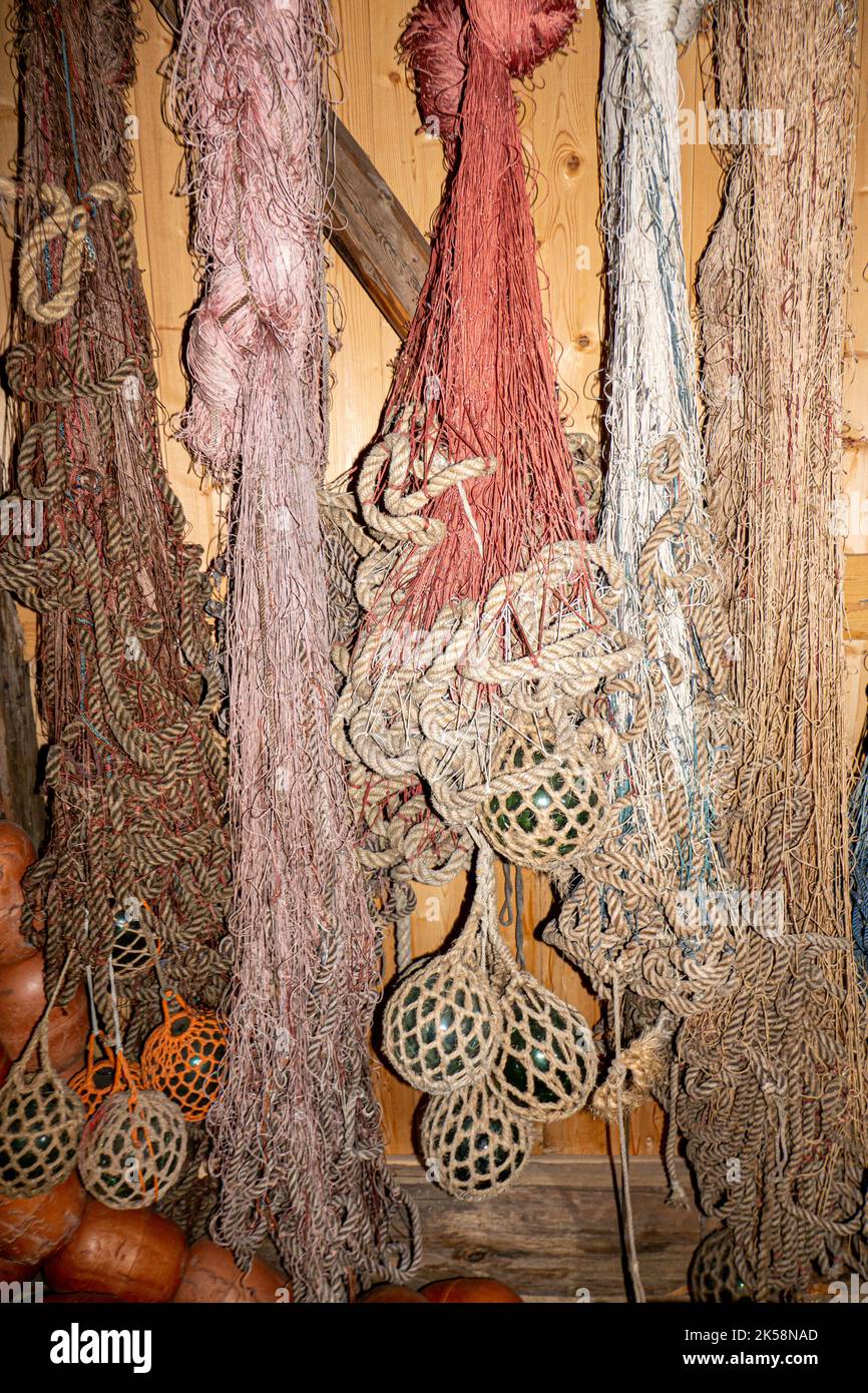 Old fishing nets hi-res stock photography and images - Alamy