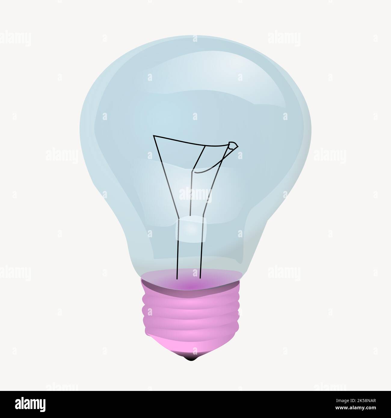 Light bulb clipart, illustration vector Stock Vector Image & Art - Alamy
