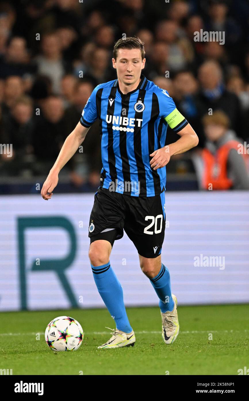 BRUGES - Hans Vanaken of Club Brugge during the UEFA Champions League ...