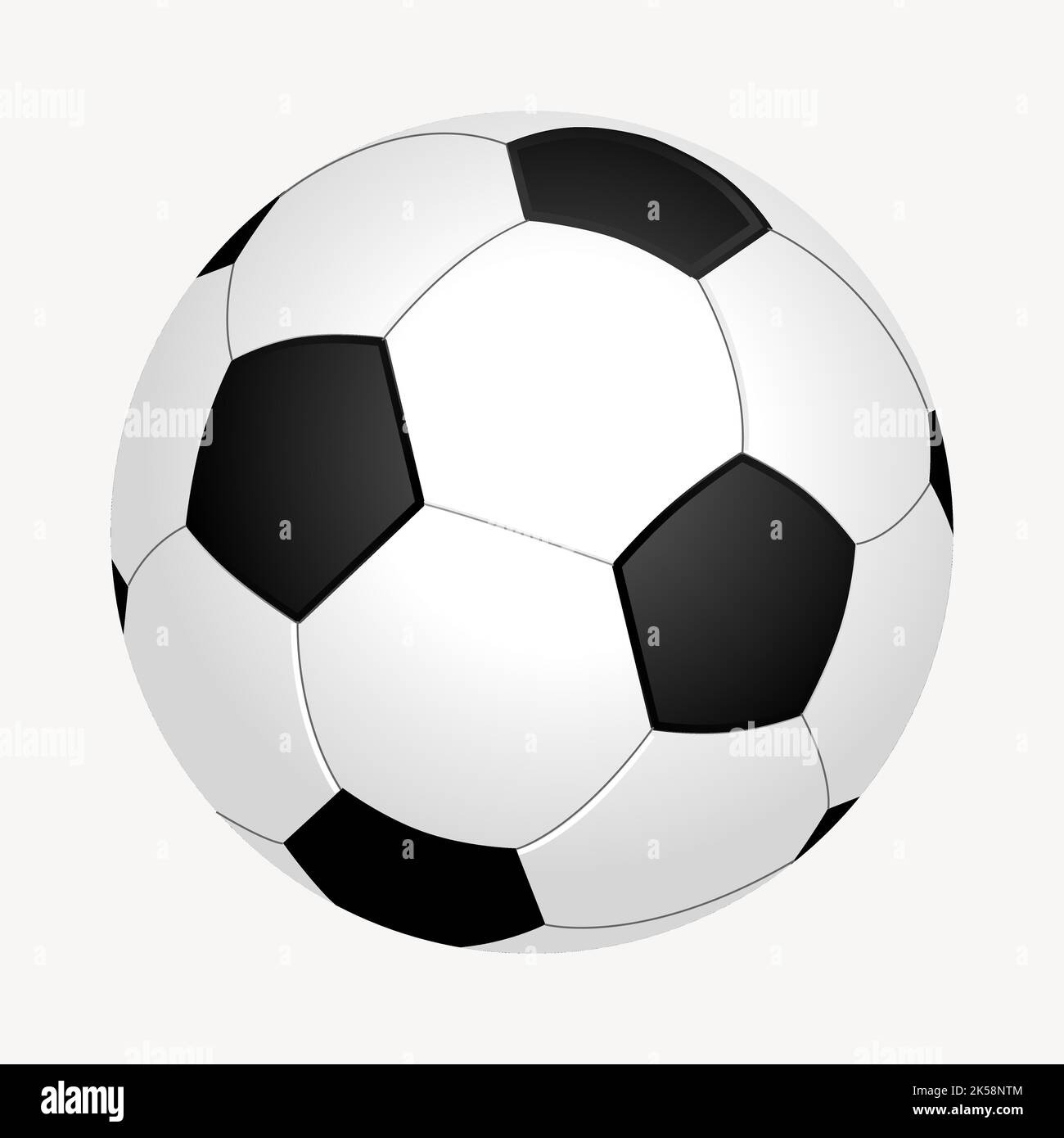 Soccer ball clipart, illustration vector Stock Vector Image & Art - Alamy