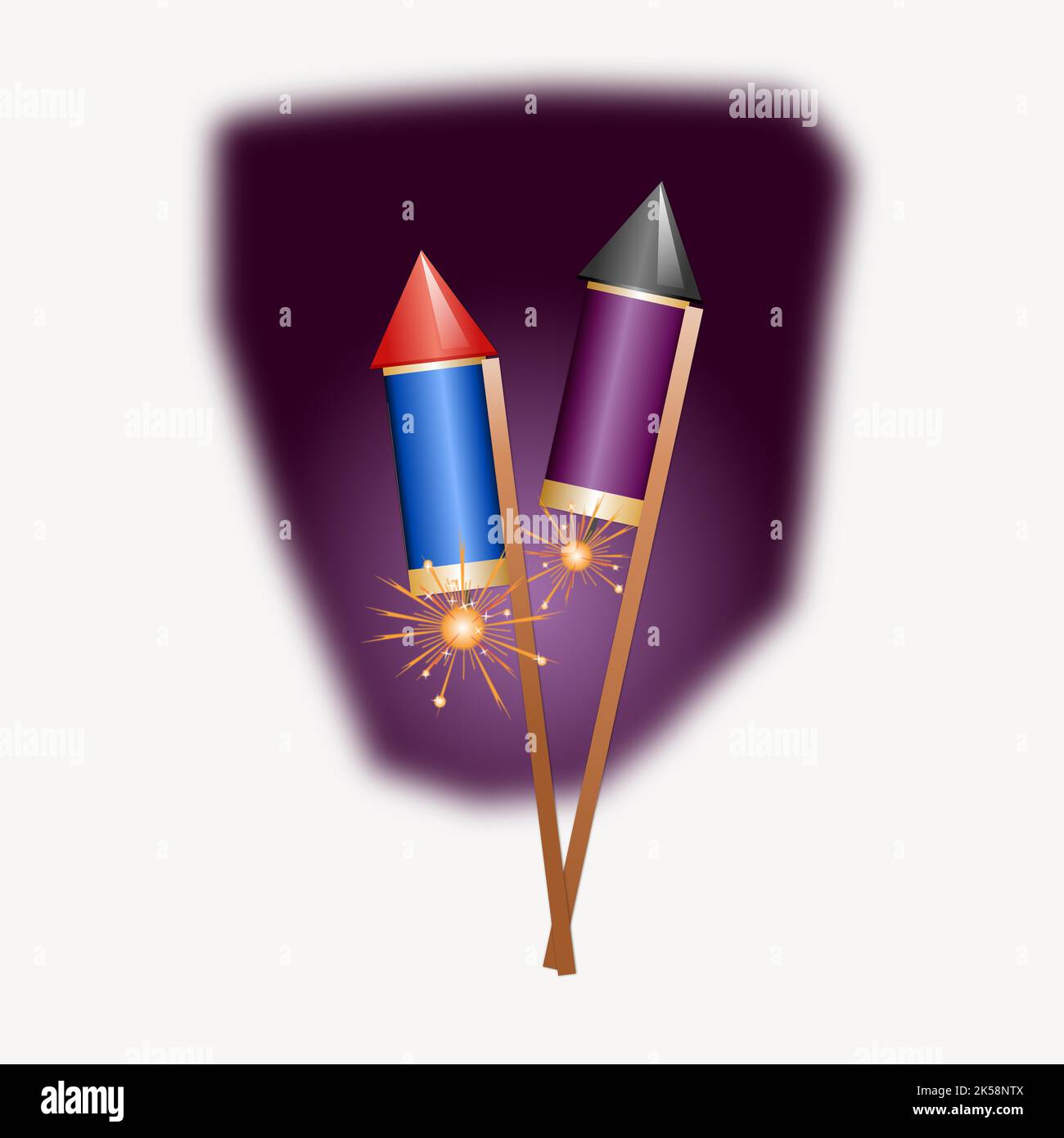 Festive fireworks clipart hi-res stock photography and images - Alamy