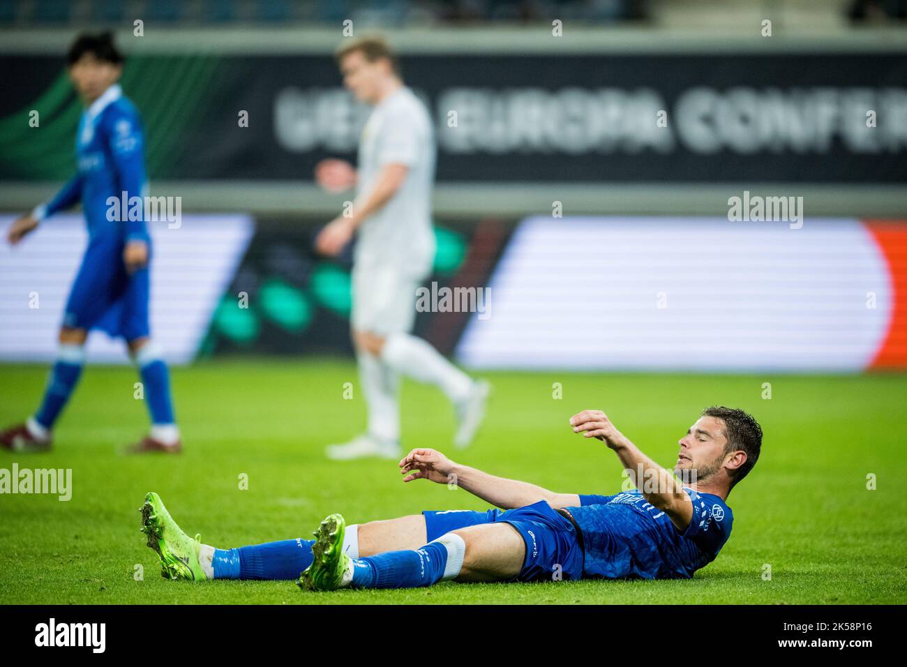 Gent, Belgium, 06/10/2022, Gent's Hugo Cuypers pictured during a soccer ...