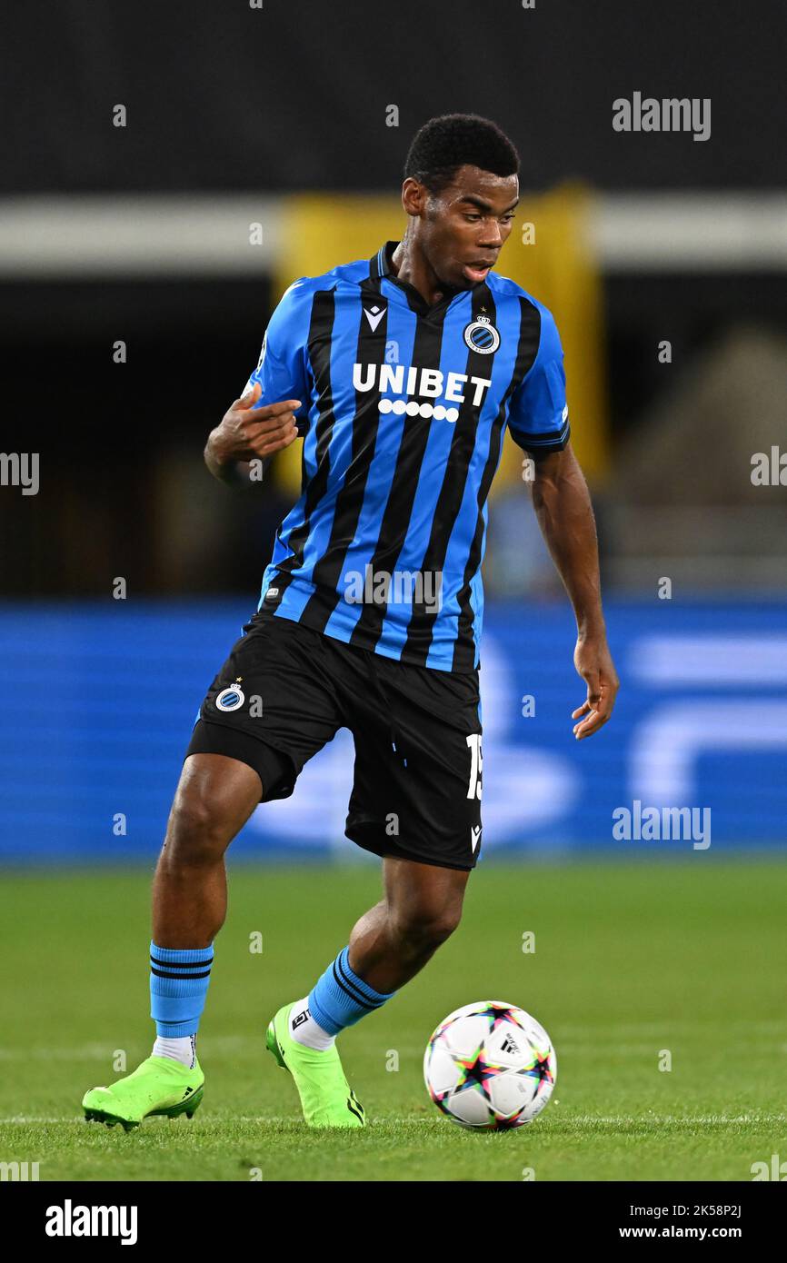 BRUGES - Raphael Onyedika of Club Brugge during the UEFA Champions ...