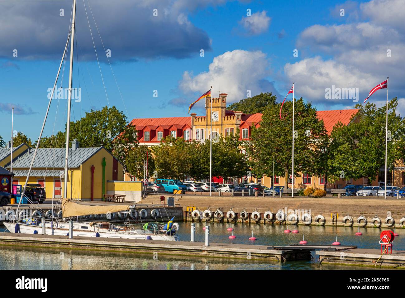 Port of Visby, Gotland, Sweden Stock Photo - Alamy