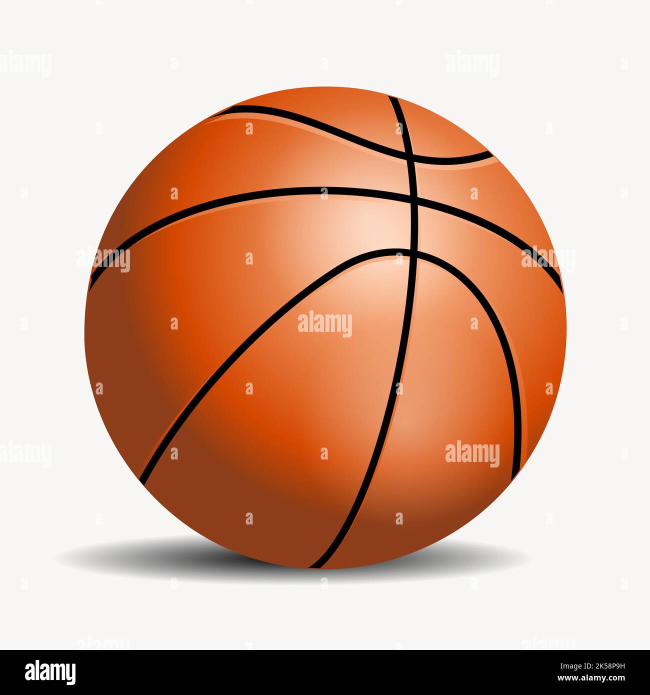 Basketball sports clipart, illustration vector Stock Vector Image & Art ...