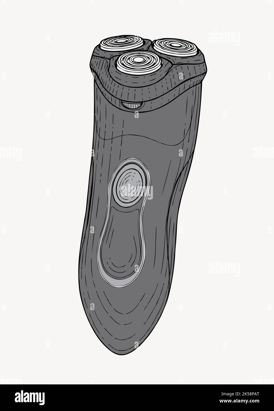 Electric shaver clipart, color drawing vector Stock Vector Image & Art ...