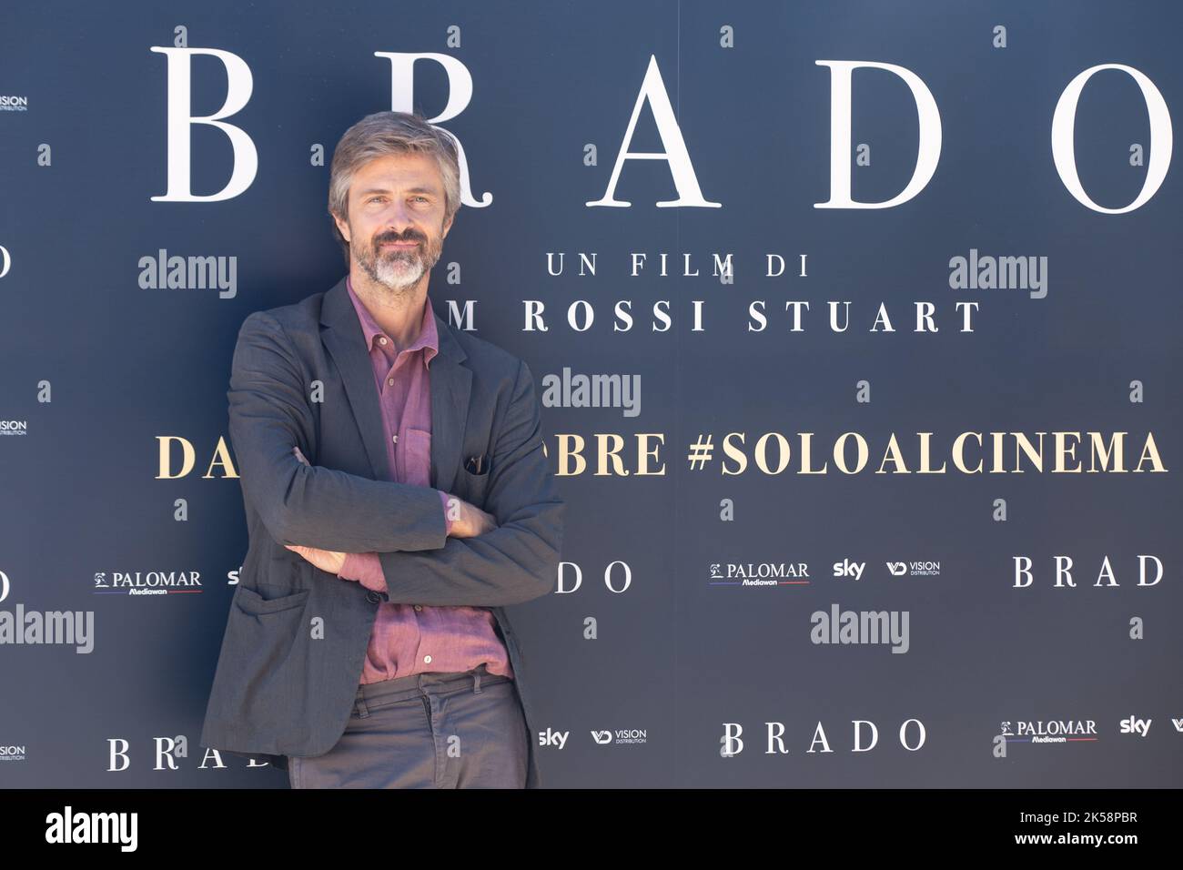 Rome, Italy. 06th Oct, 2022. Italian actor and director Kim Rossi ...