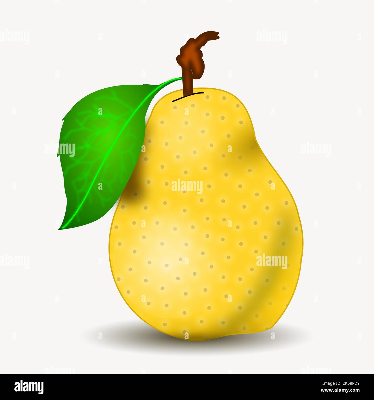 Pear fruit clipart, illustration vector Stock Vector Image & Art - Alamy