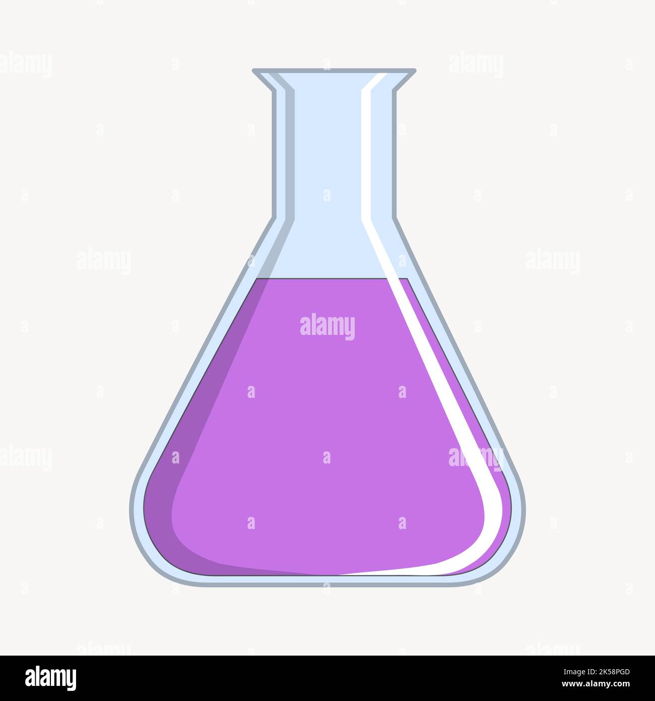 Science flask clipart, illustration vector Stock Vector Image & Art - Alamy