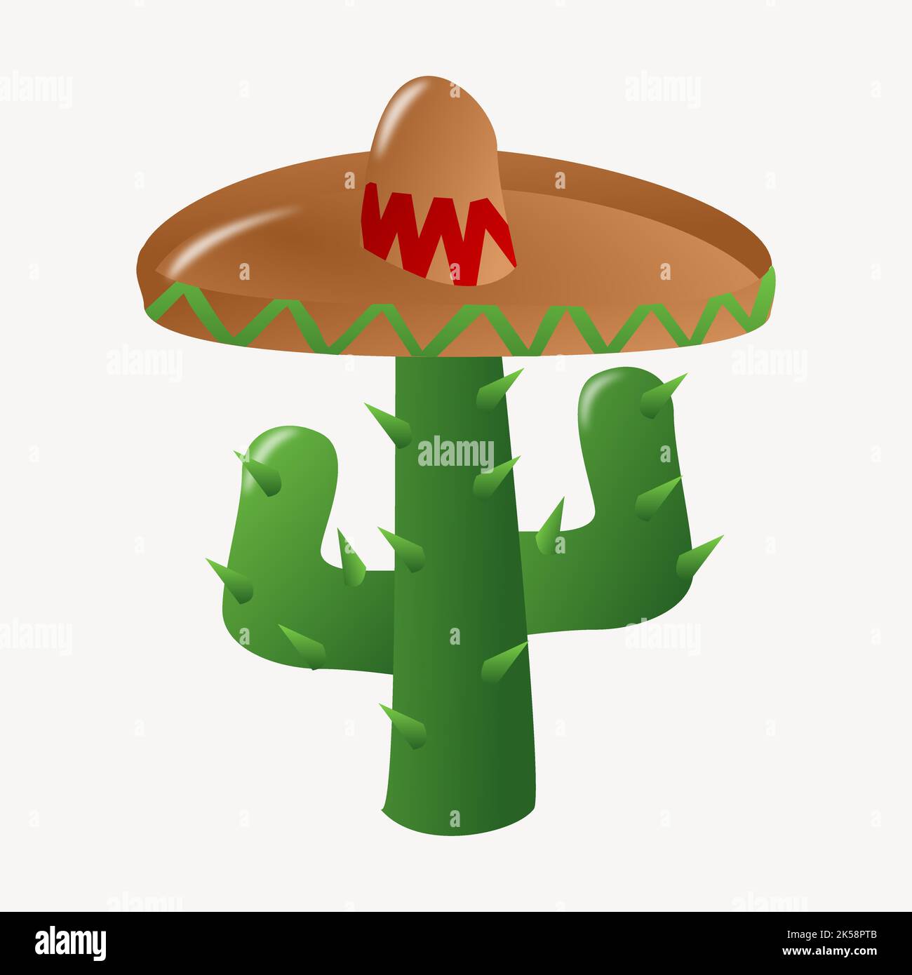 Mexican cactus clipart, illustration vector Stock Vector Image & Art ...
