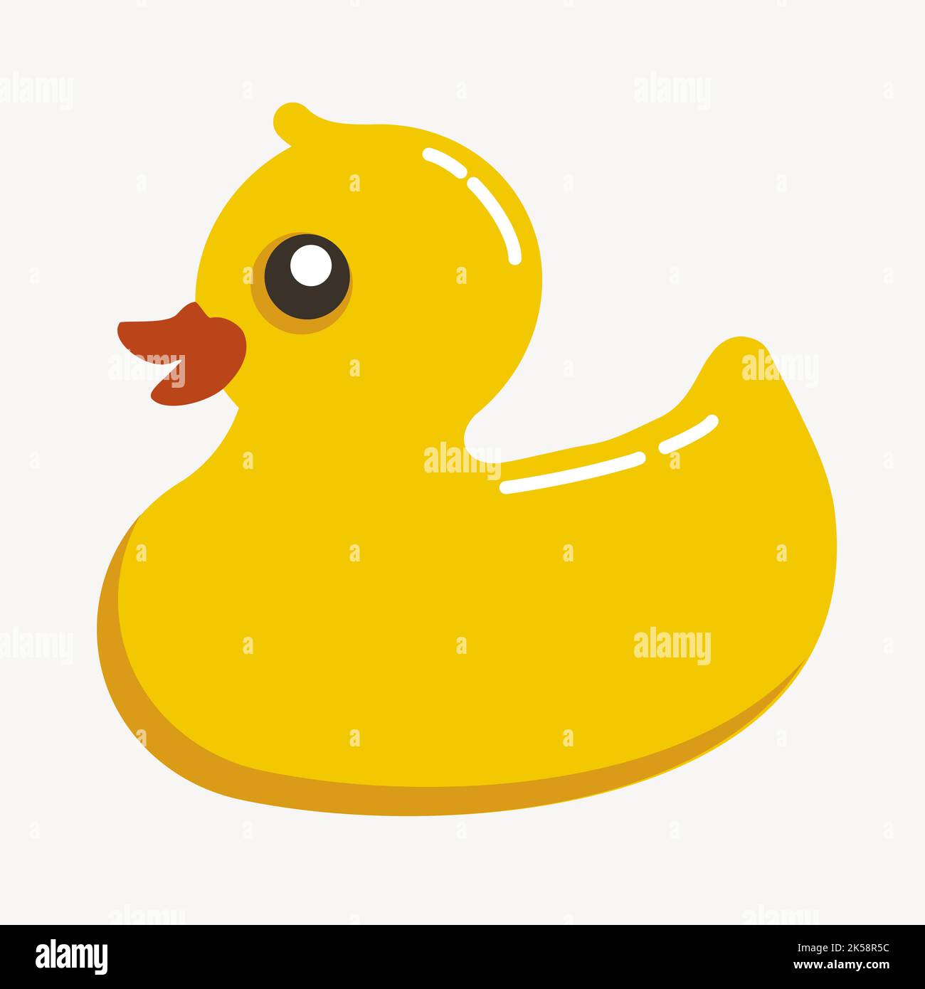 Rubber duck clipart, illustration vector Stock Vector Image & Art - Alamy