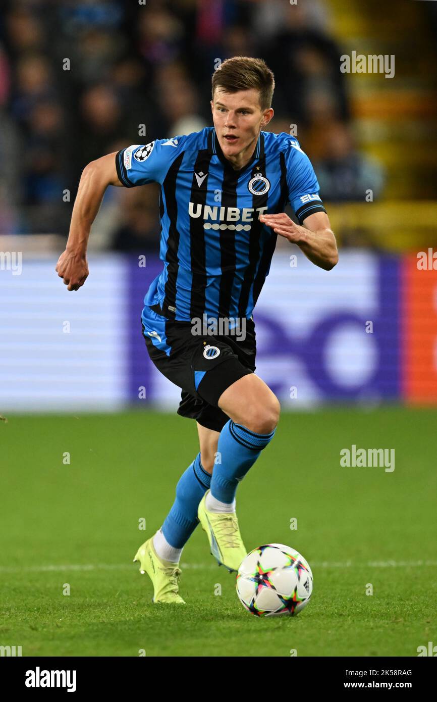 BRUGES - Eduard Sobol of Club Brugge during the UEFA Champions League ...