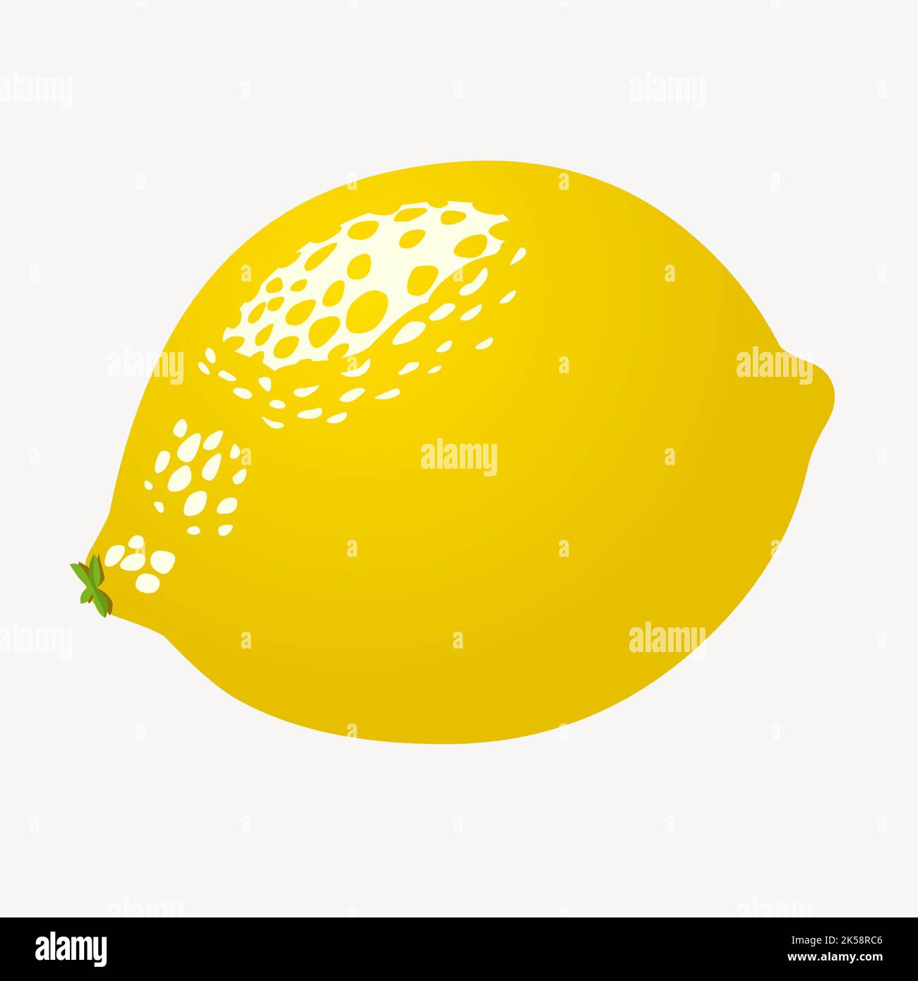 Lemon collage element, vegetable illustration vector Stock Vector Image ...