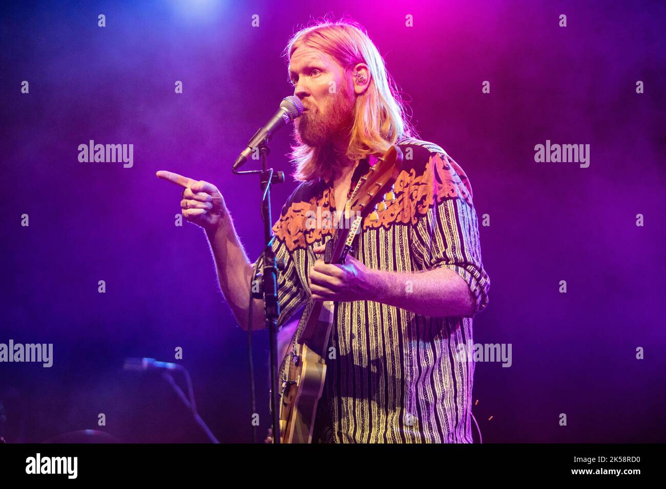 Milan Italy. 05 October 2022. The Icelandic singer songwriter Unnar ...