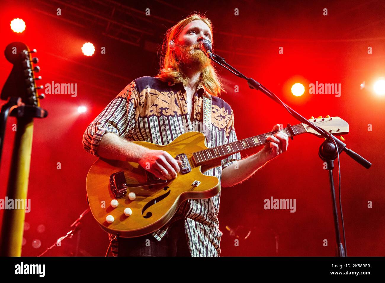 Milan Italy. 05 October 2022. The Icelandic singer songwriter Unnar ...