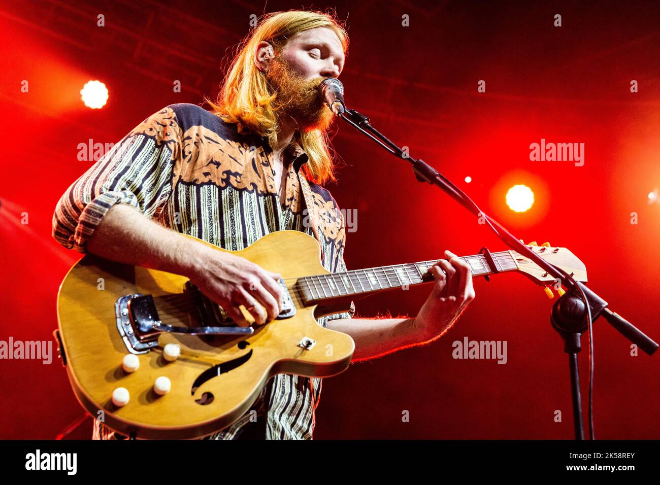 Milan Italy. 05 October 2022. The Icelandic singer songwriter Unnar ...