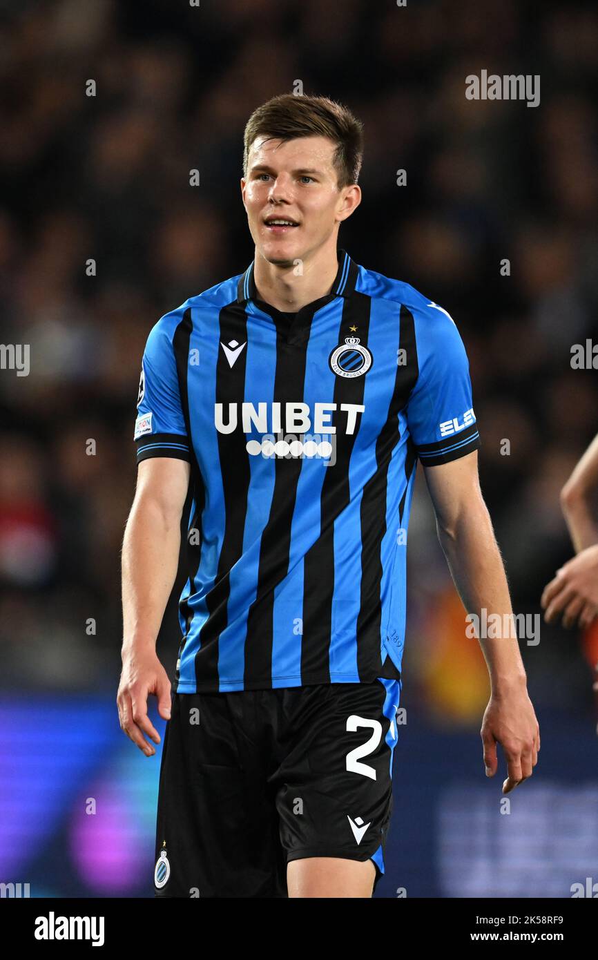 BRUGES - Eduard Sobol of Club Brugge during the UEFA Champions League ...