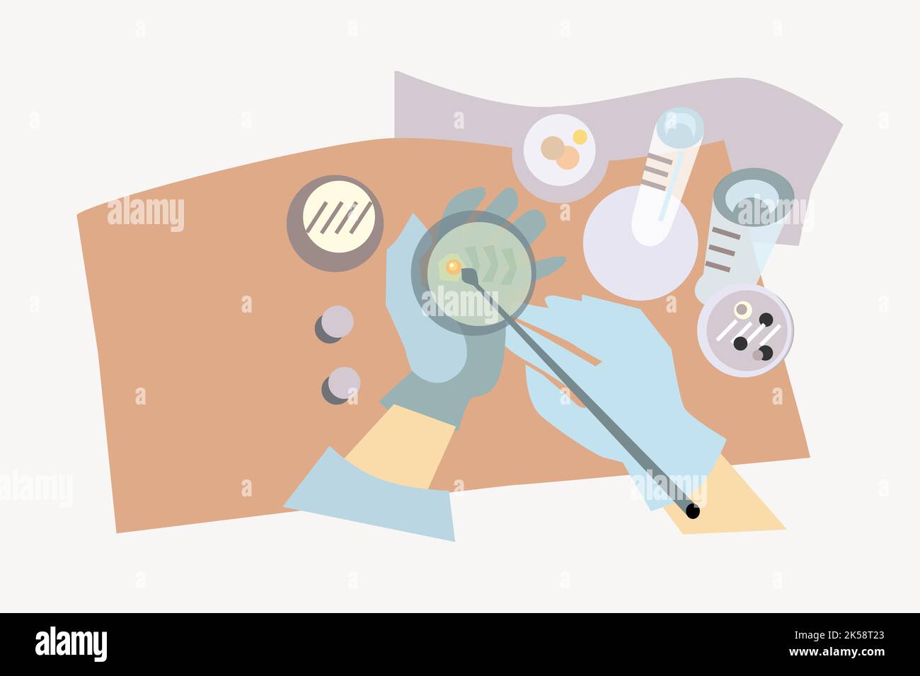 Laboratory clipart, science illustration vector Stock Vector Image ...