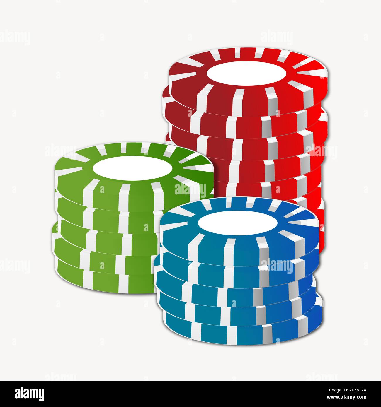 Poker Chips Clip Art