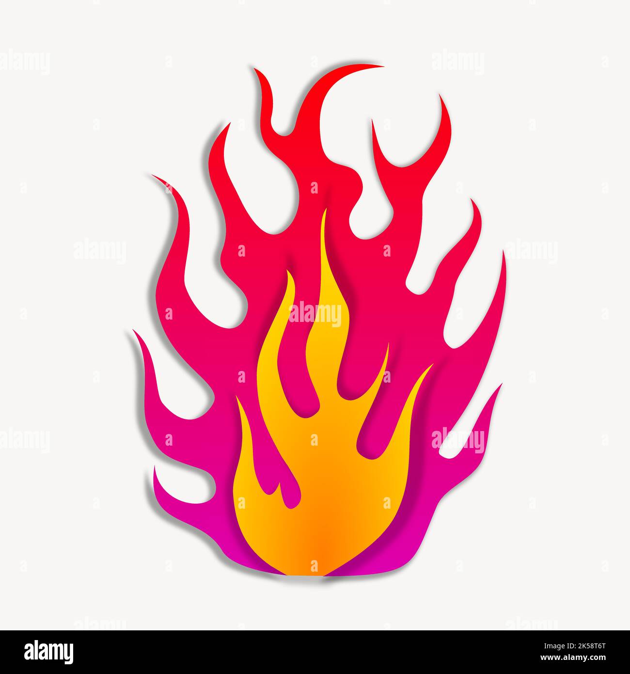 Pink flame clipart, illustration vector Stock Vector Image & Art - Alamy