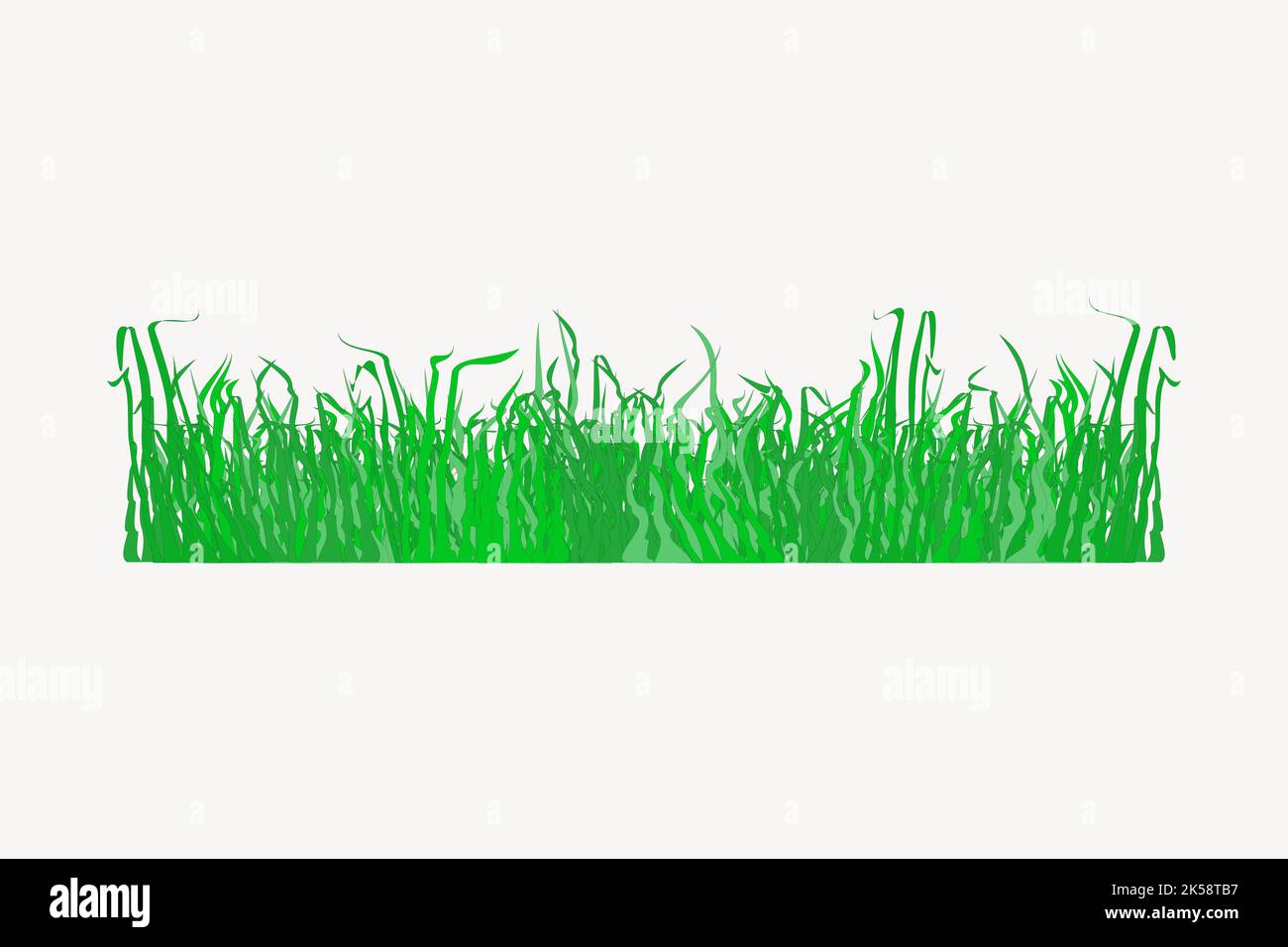 Green grass border clipart, nature illustration vector Stock Vector ...