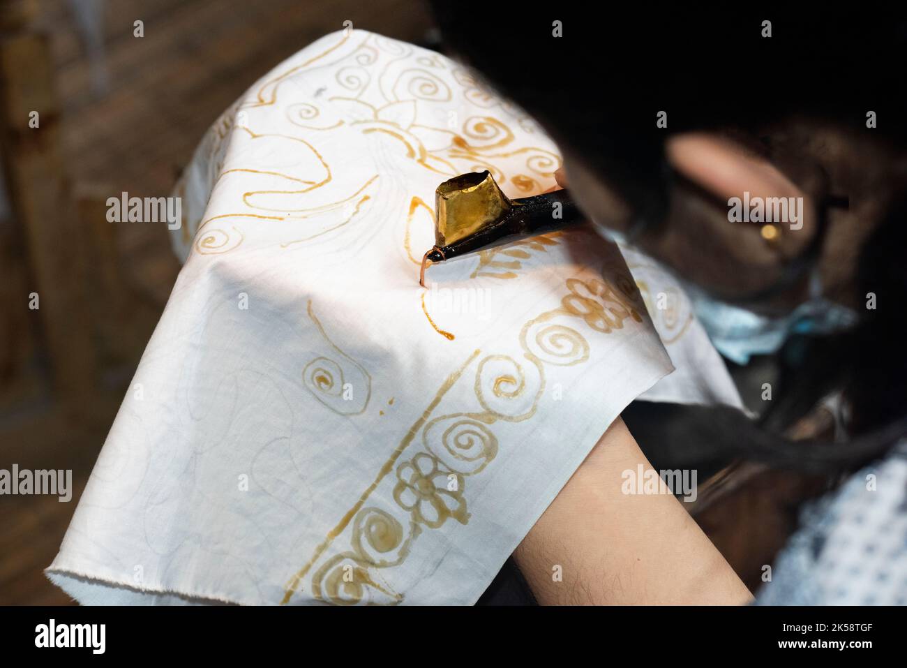 Indonesia, Bali. Traditional handicraft village of Tohpati specializing ...