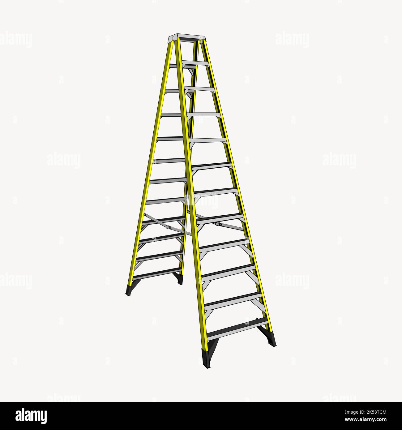 Ladder clipart, object illustration vector Stock Vector Image & Art - Alamy