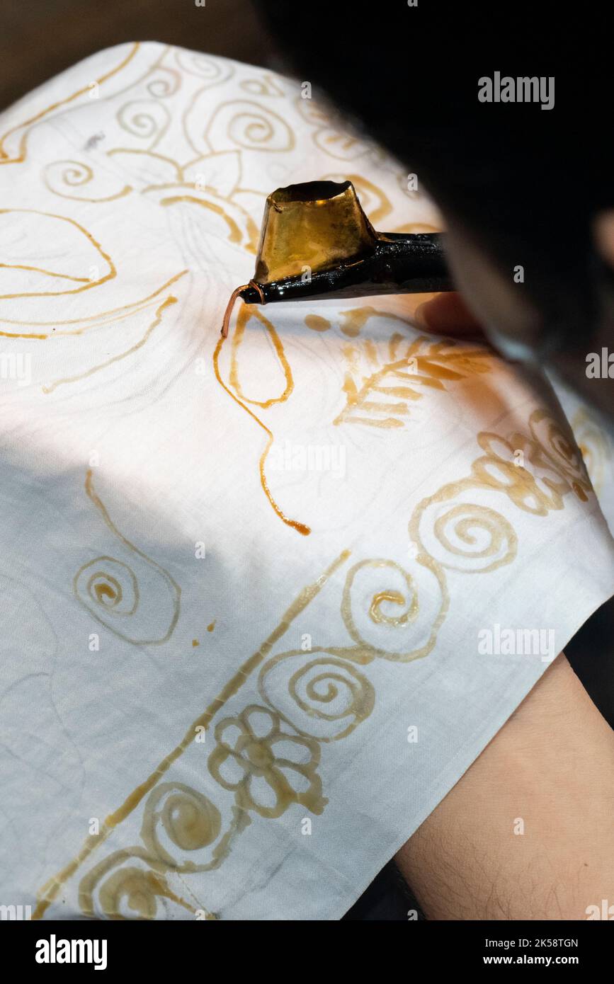 Indonesia, Bali. Traditional handicraft village of Tohpati specializing ...