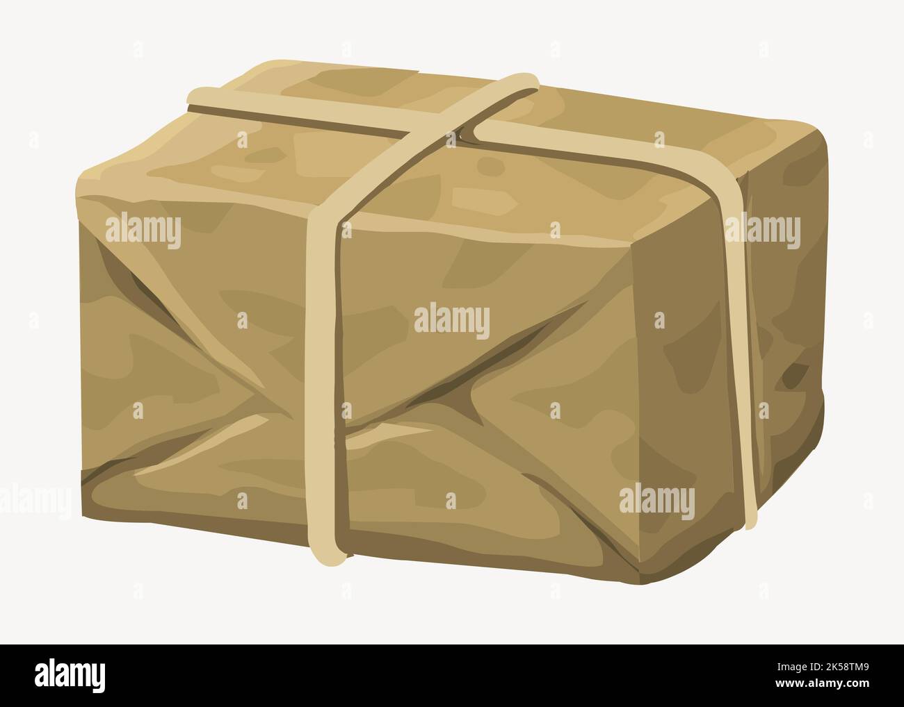 Delivery box clipart, object illustration vector Stock Vector Image ...