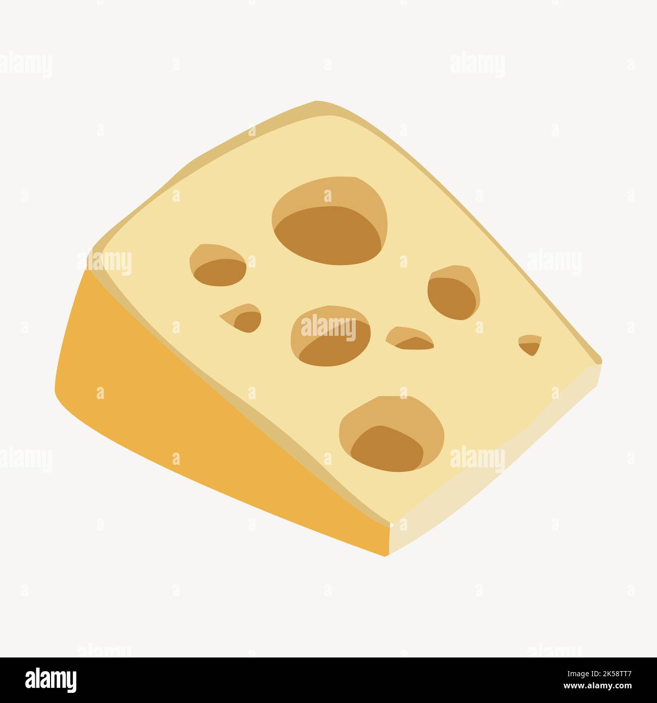 Cheese collage element, food illustration vector Stock Vector Image ...
