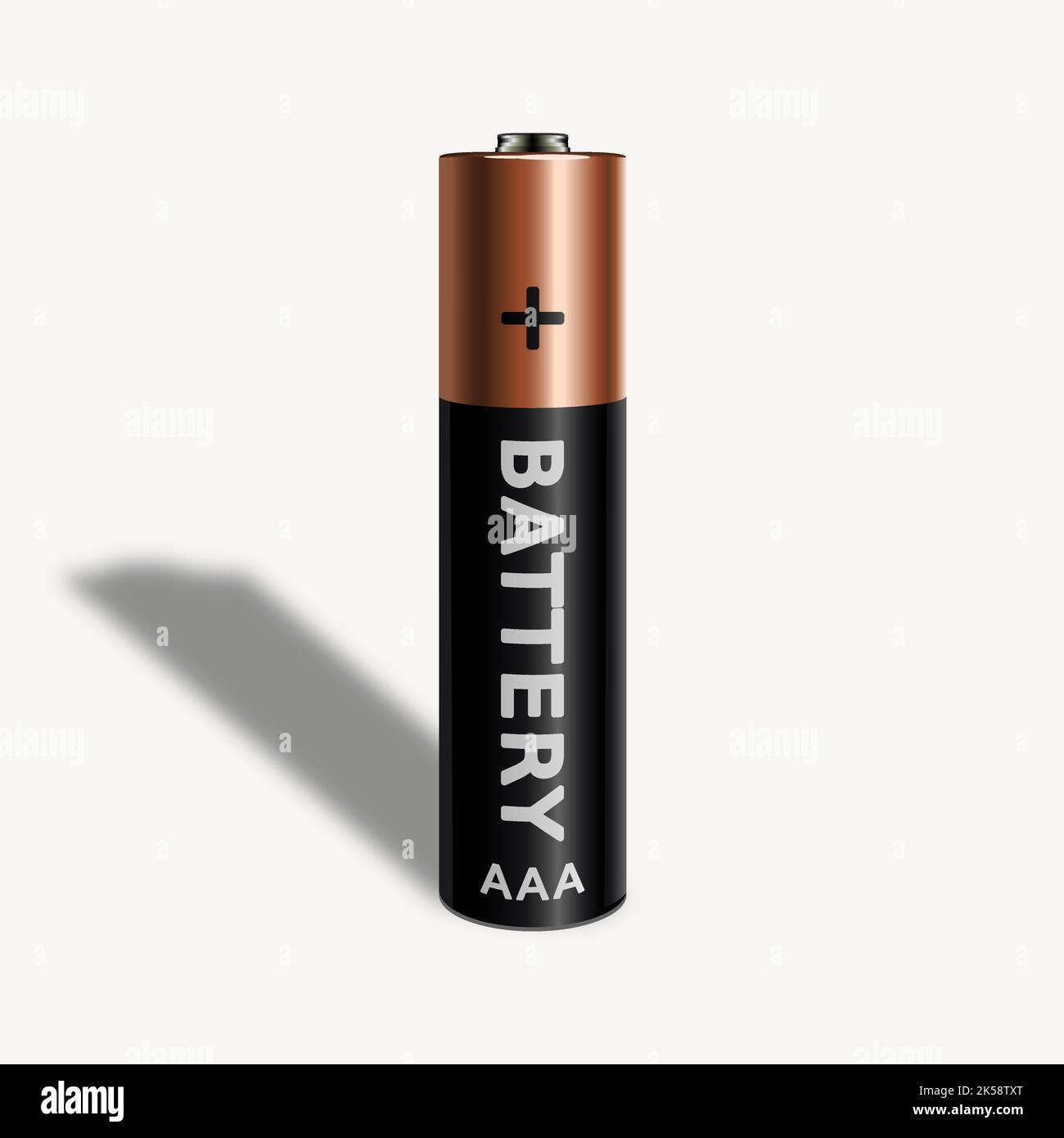 AAA battery clipart, illustration vector Stock Vector Image & Art - Alamy