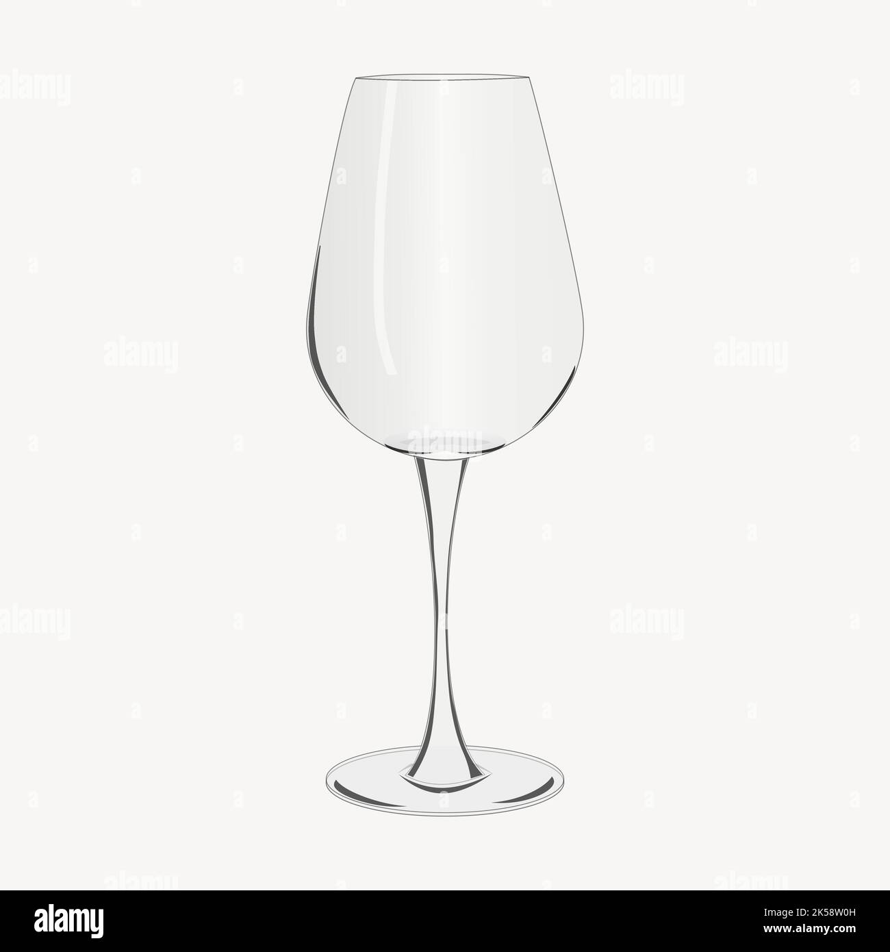 Wine glass clipart, object illustration vector Stock Vector Image & Art ...