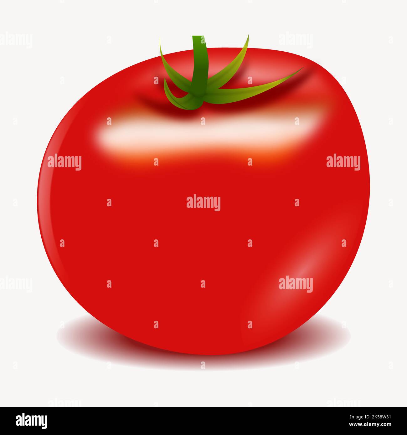 Tomato collage element, food illustration vector Stock Vector Image ...