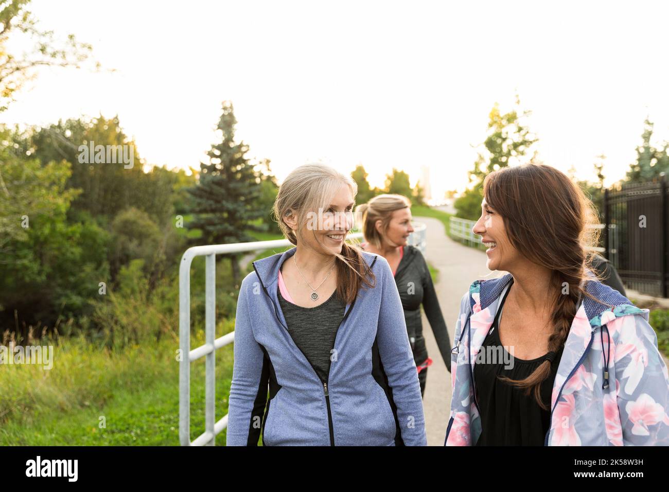 Mature women walking exercise hi-res stock photography and images - Alamy