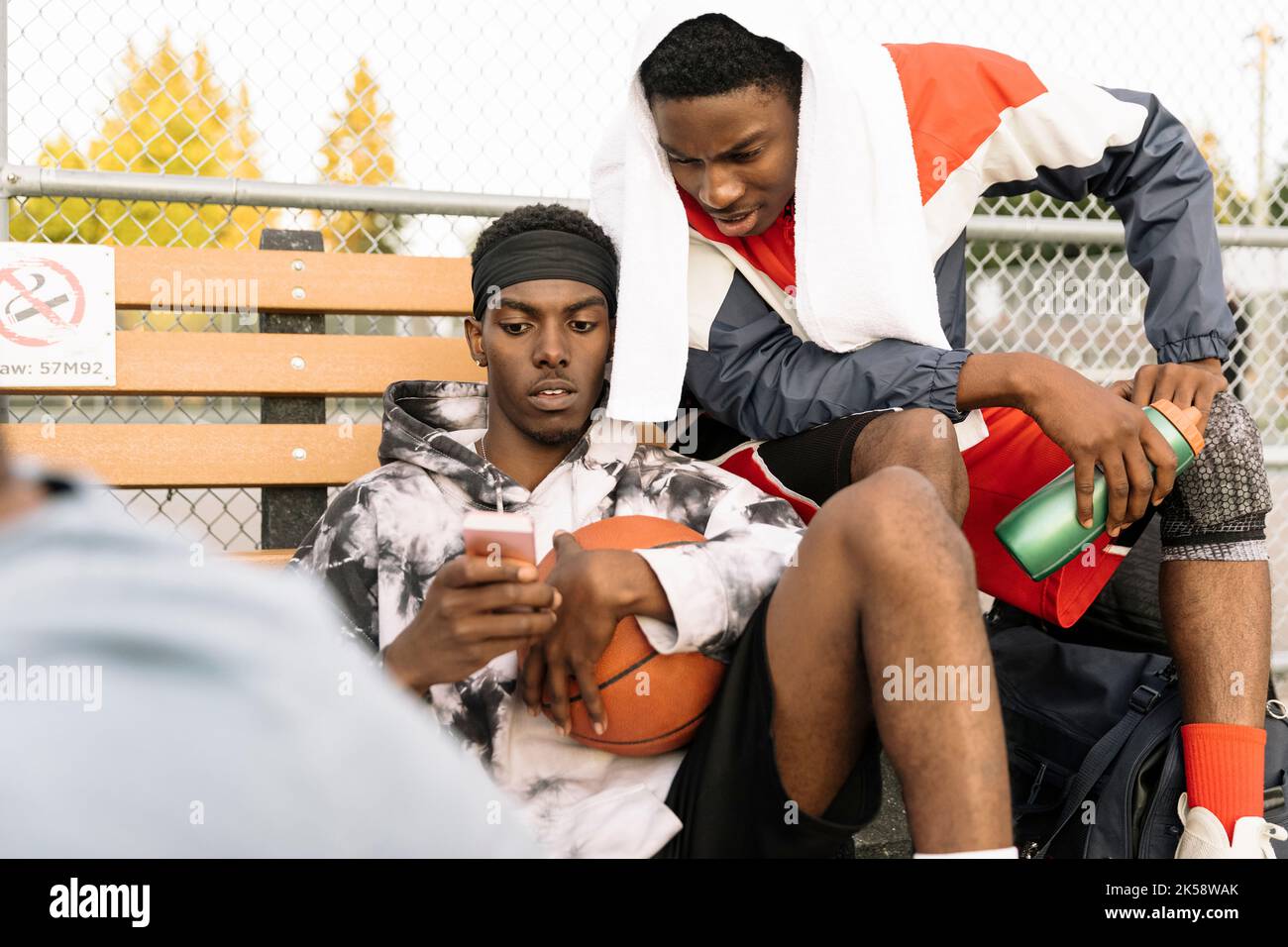 Basketball sidelines bench hi-res stock photography and images - Alamy