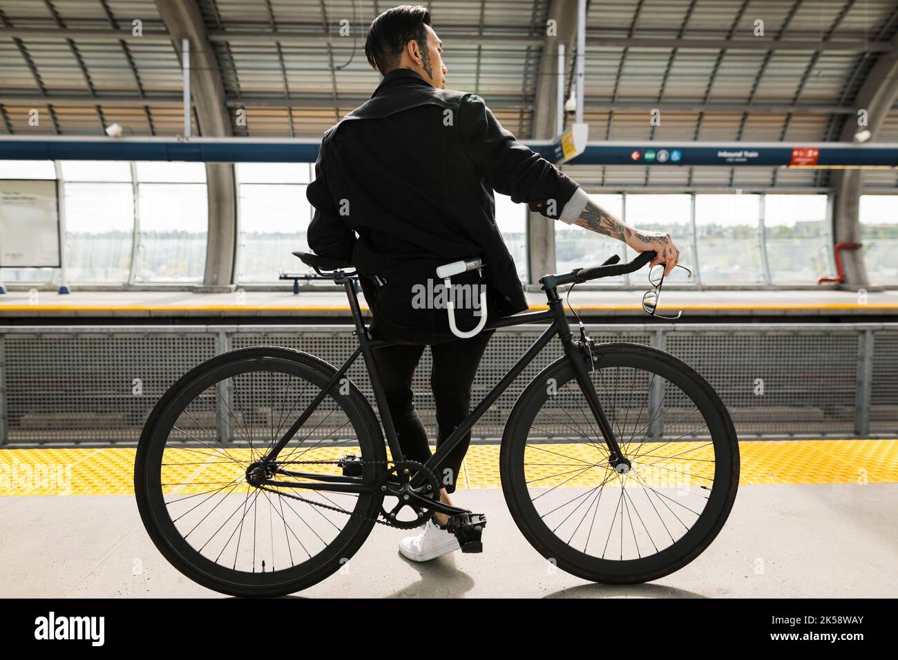 Bicycle transport on train hi-res stock photography and images - Alamy