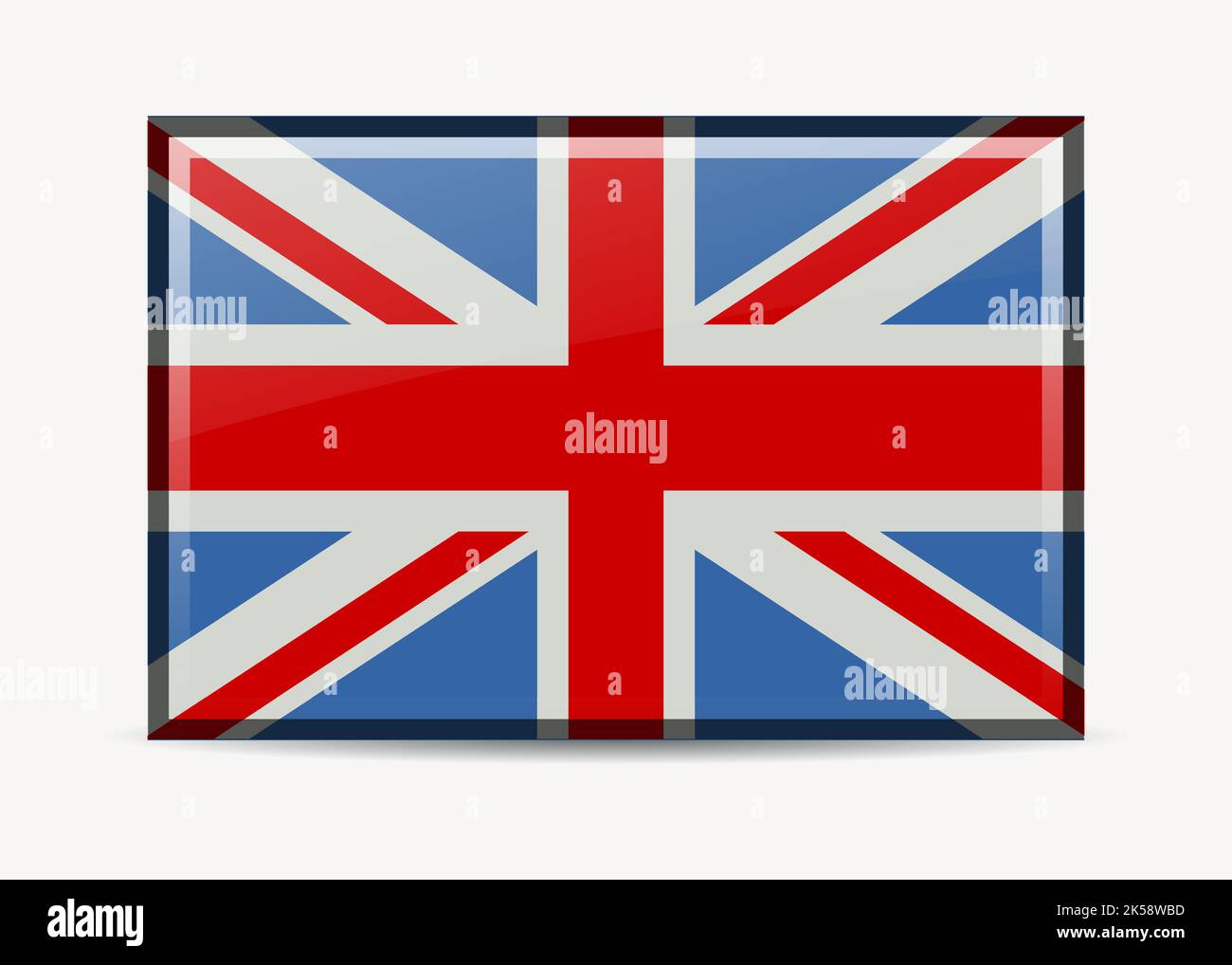 UK flag clipart, nation illustration vector Stock Vector Image & Art ...