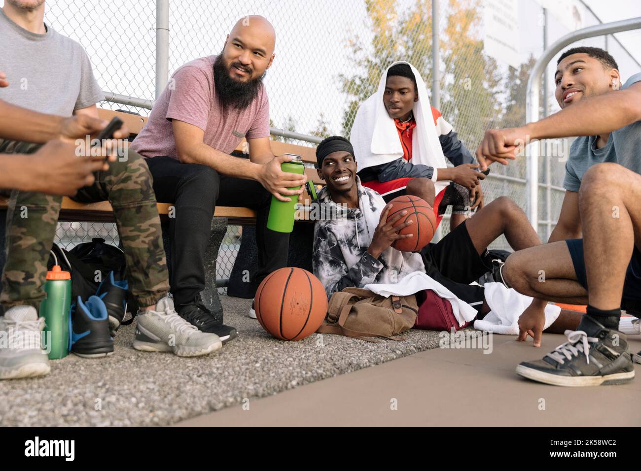 Basketball sidelines bench hi-res stock photography and images - Alamy
