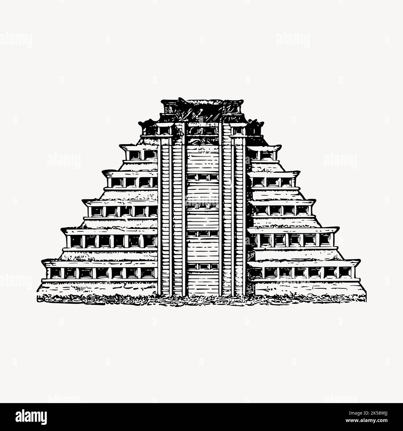 Aztec Pyramid Clipart