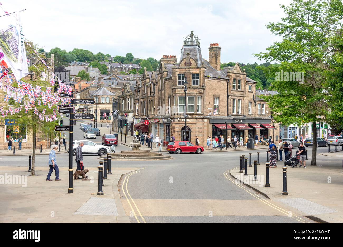 Crown Buildings, Crown Square, Matlock, Derbyshire, England, United ...