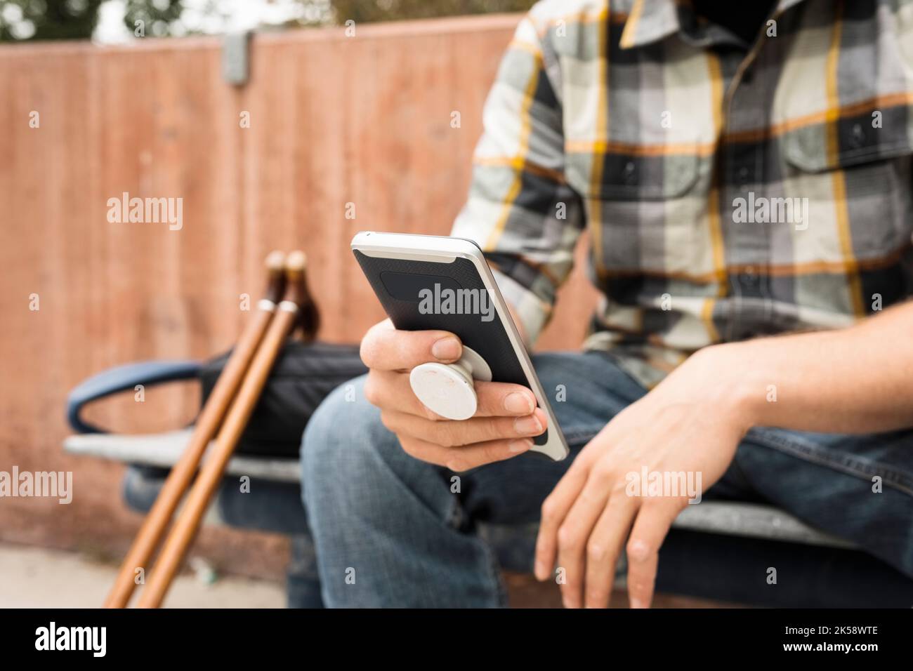 Man walking stick hi-res stock photography and images - Alamy