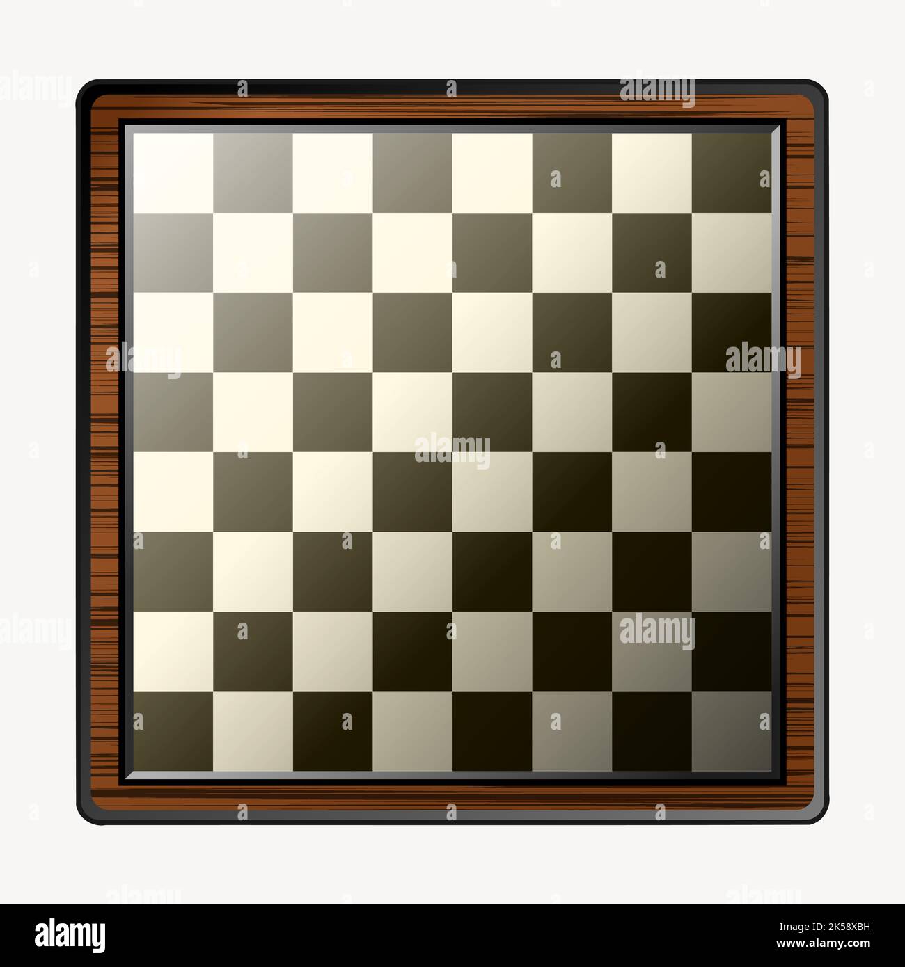 Chessboard clipart, game illustration vector Stock Vector Image & Art ...