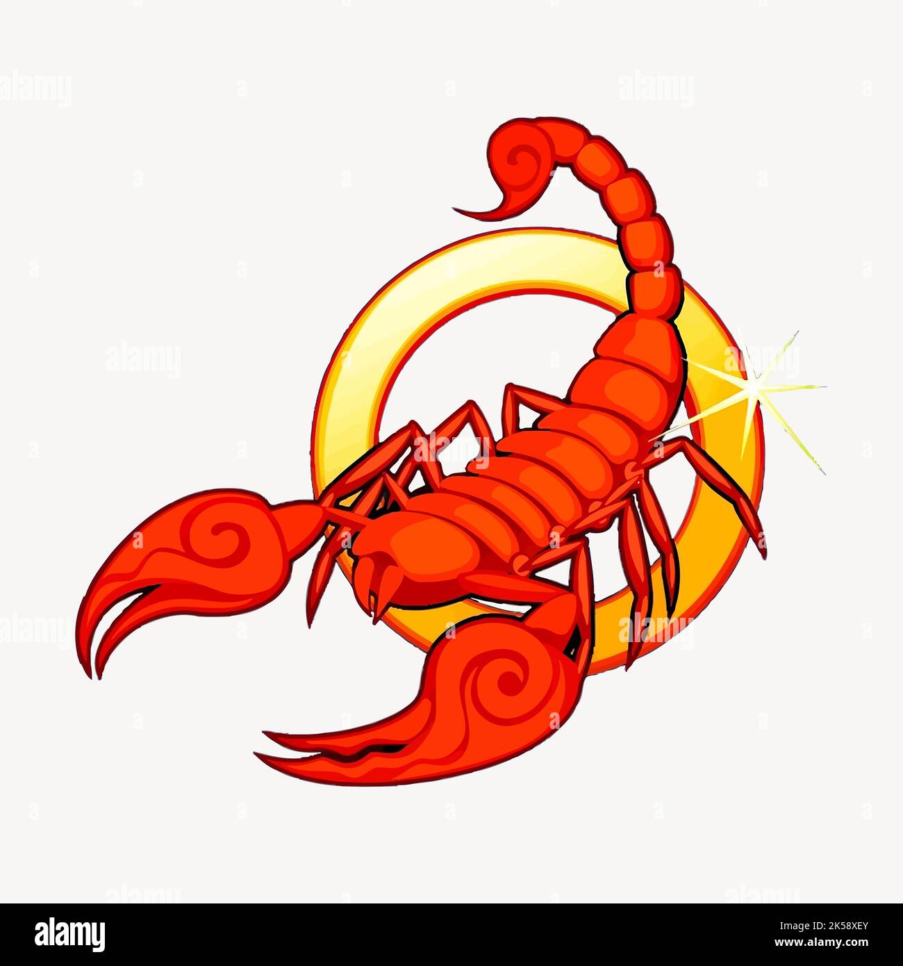 Scorpio symbol sticker hi-res stock photography and images - Alamy