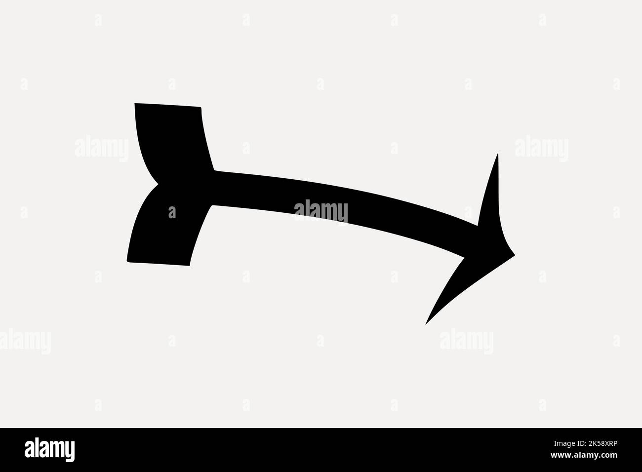 Black arrow clipart, business graphic vector Stock Vector Image & Art ...