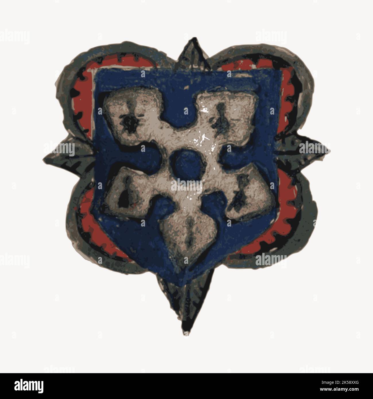 Vintage coats of arms illustration vect hi-res stock photography and ...